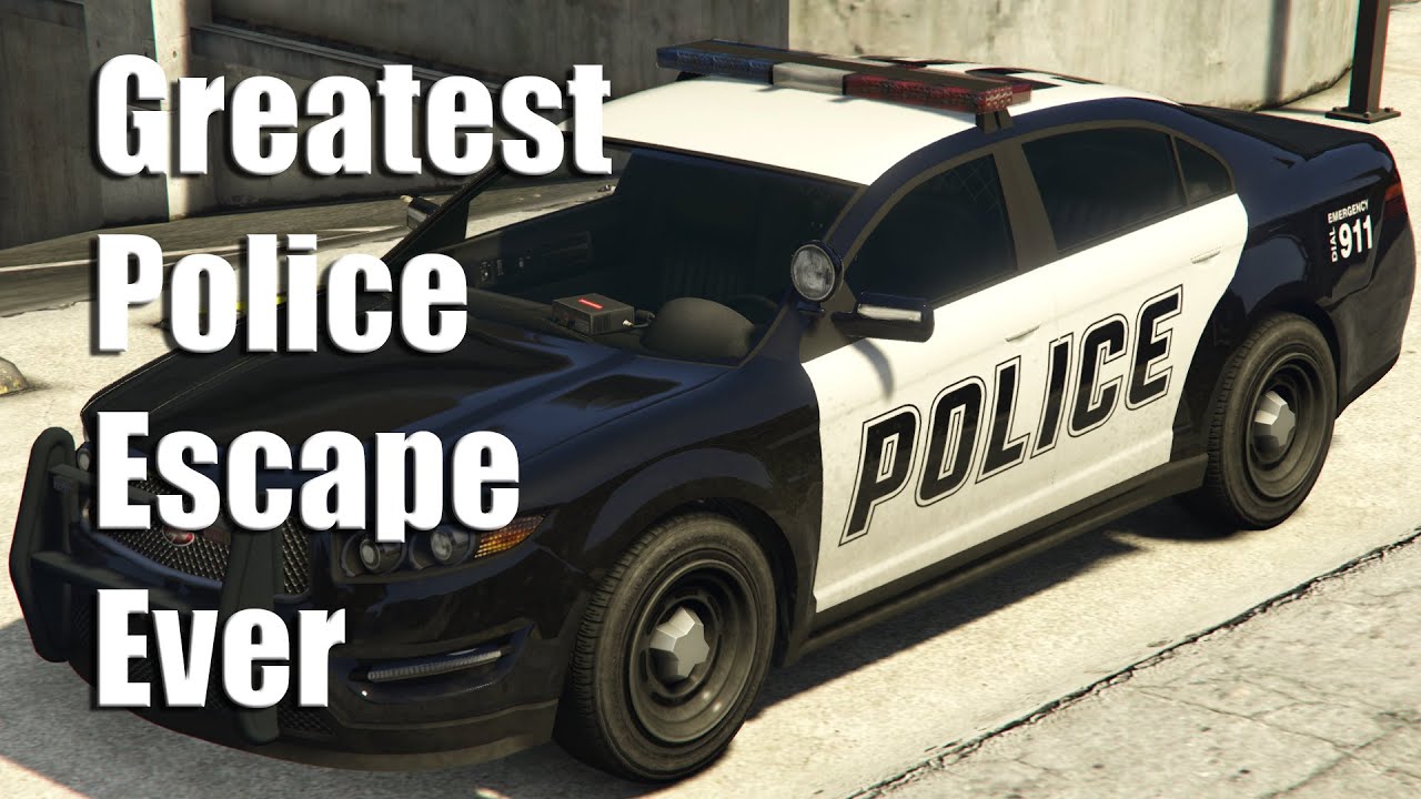 GREATEST POLICE ESCAPE EVER! - GTA V - YouTube