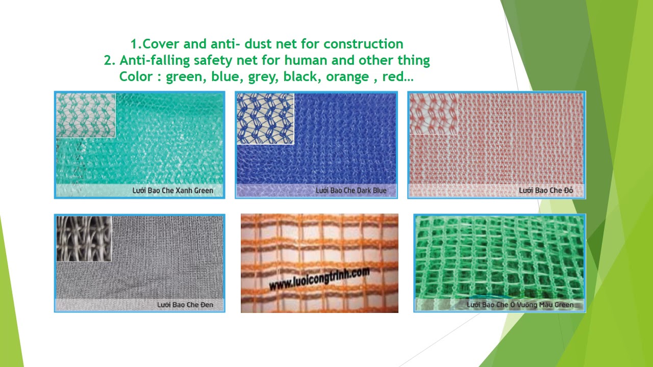 CONSTRUCTION COVERING NET - YouTube