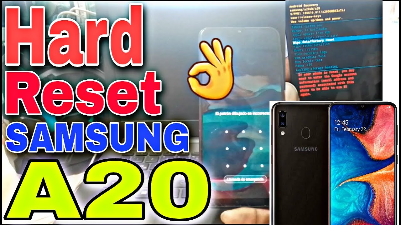 Hard Reset Samsung A20 Formatear Samsung Galaxy A20 YouTube hard-reset-samsung-a20-formatear-samsung-galaxy-a20-youtube