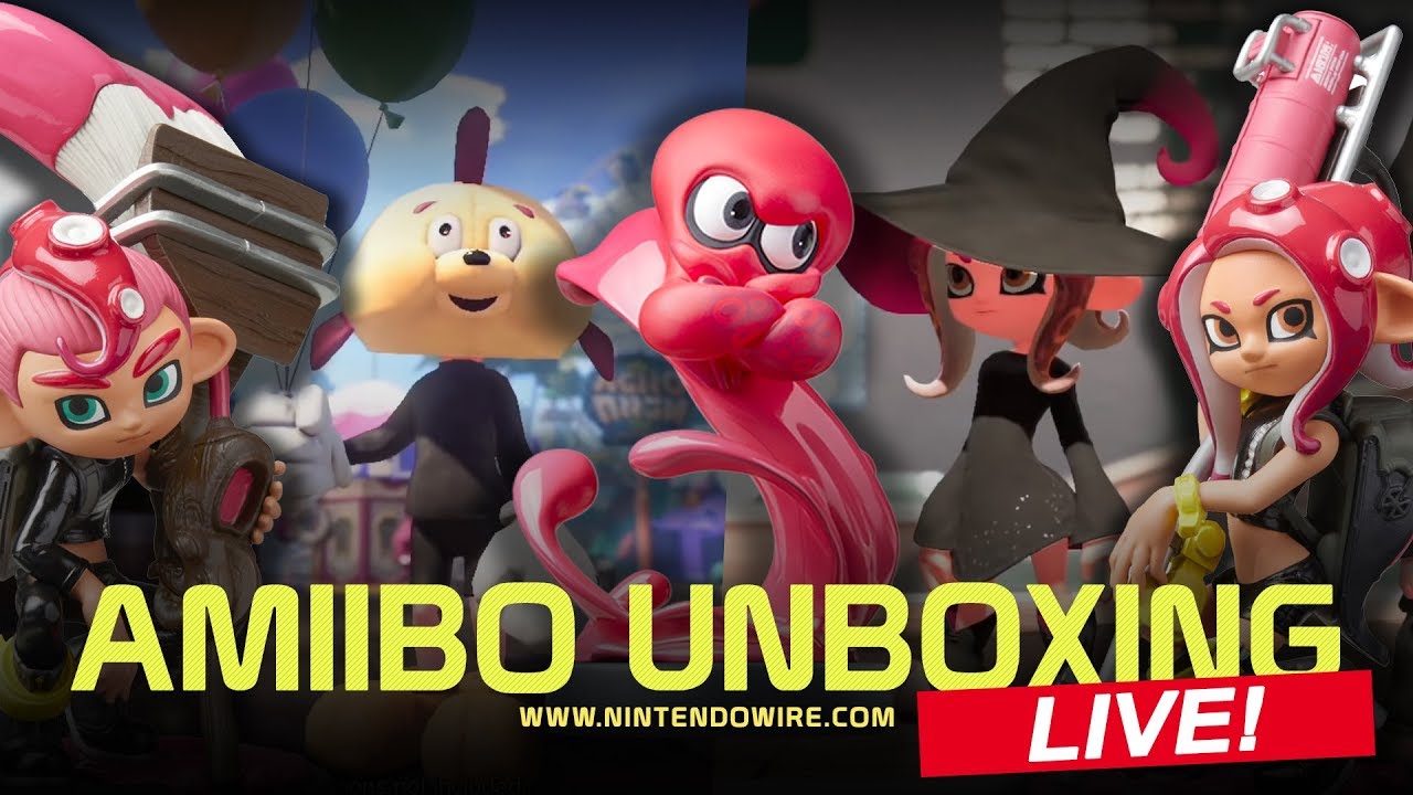 Octoling amiibo 3-Pack Unboxing and Gameplay - YouTube