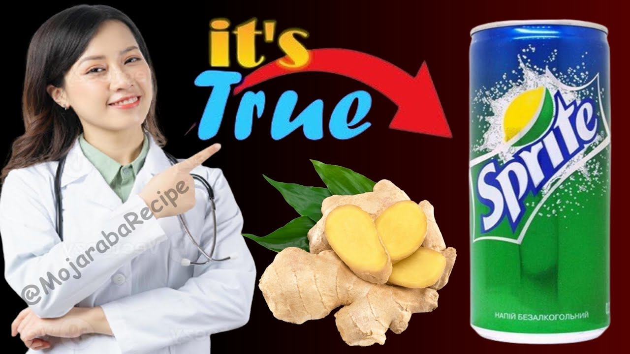 Ginger mix Sprite, Lemon and you will thank me - simple recipe - YouTube