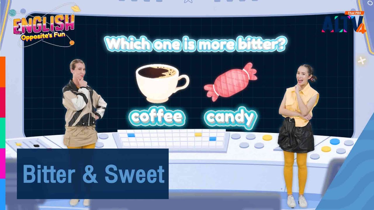 Bitter & Sweet | English Opposite’s Fun - YouTube