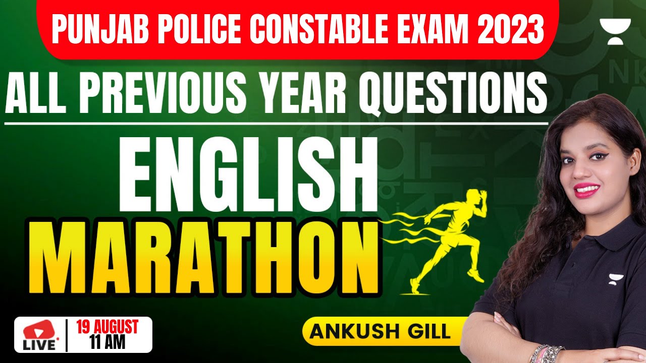 Punjab Police Constable Exam 2023 PYQs English Marathon Ankush punjab-police-constable-exam-2023-pyqs-english-marathon-ankush