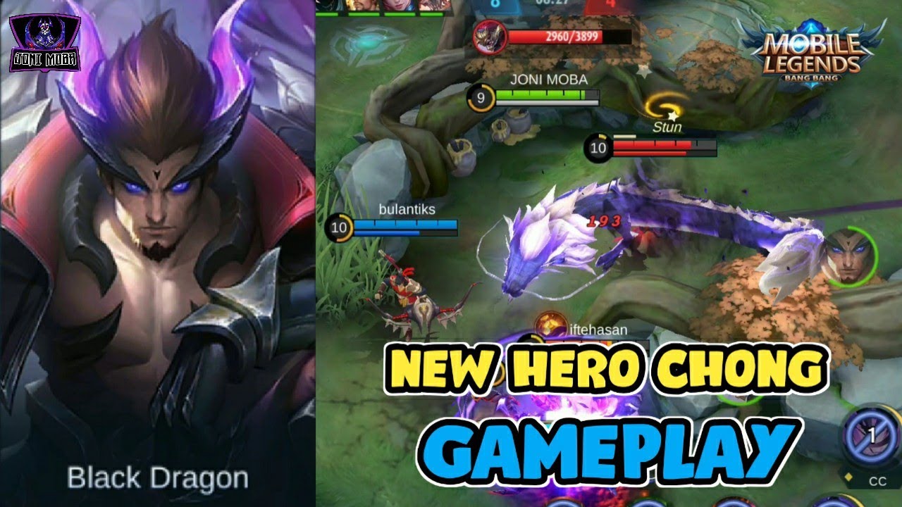 NEW HERO FIGHTER CHONG - GAMEPLAY MOBILE LEGENDS - YouTube