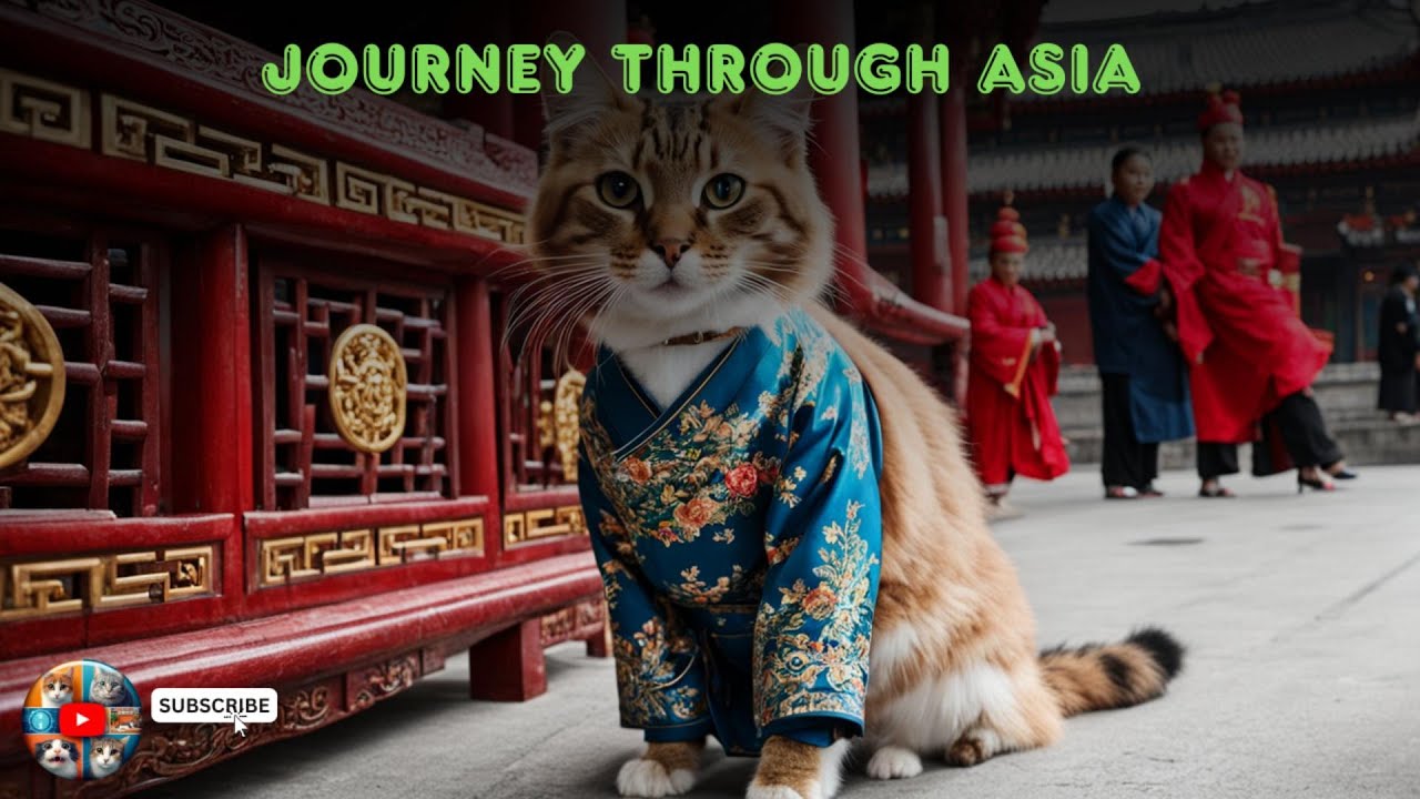 Journey Through Asia: Cats Explore the Wonders of the East - YouTube