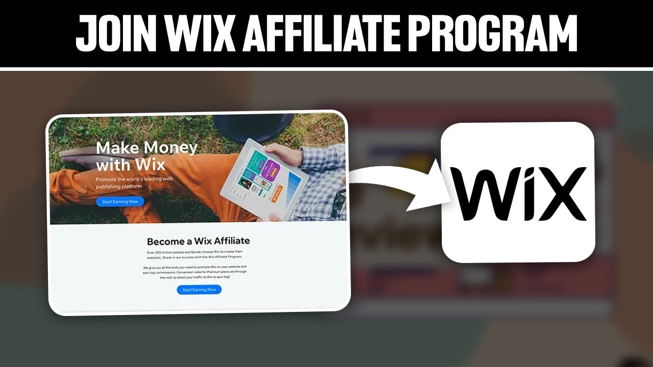How To Join Wix Affiliate Program 2024! (Full Tutorial) - YouTube