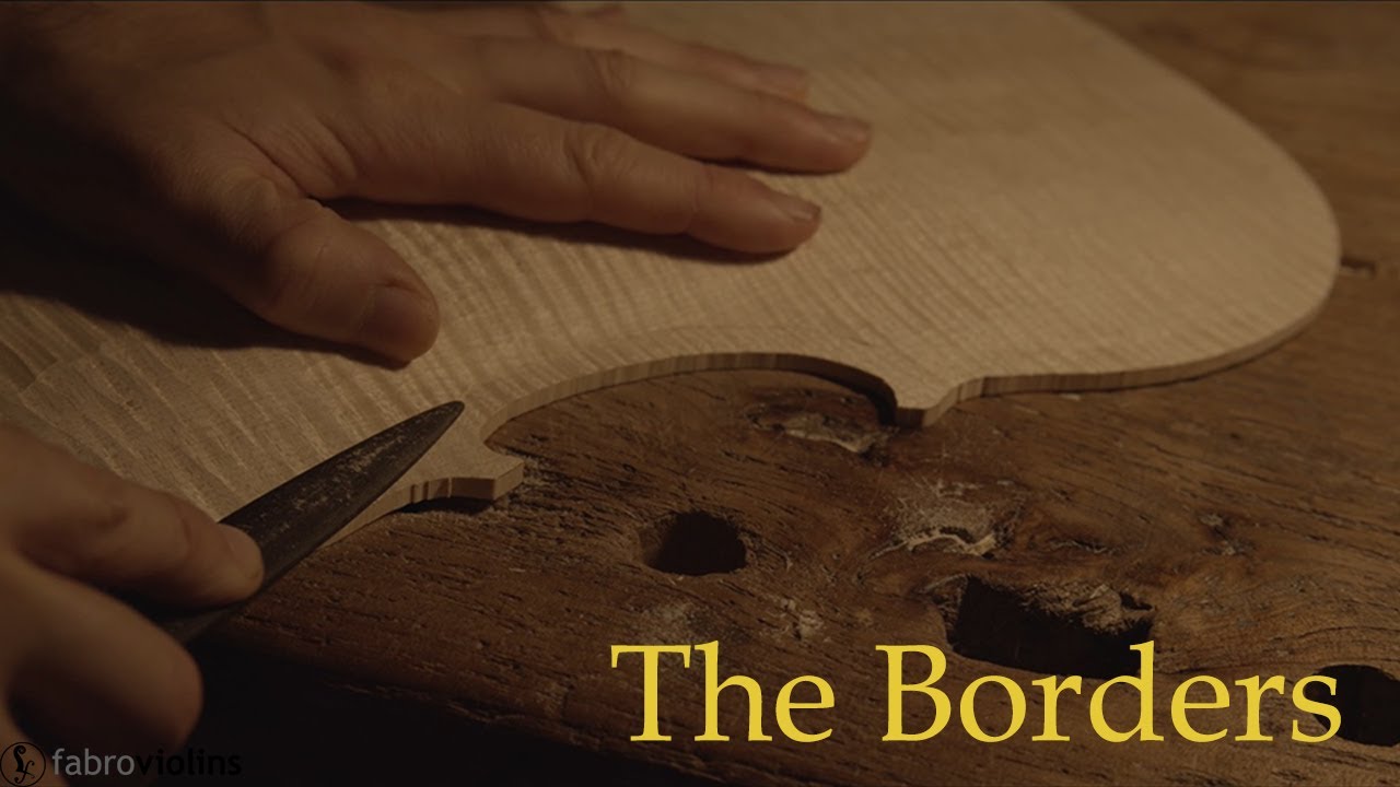 MAKING A VIOLIN | The BORDERS - EDGES | Step 03 | Amati Model - YouTube