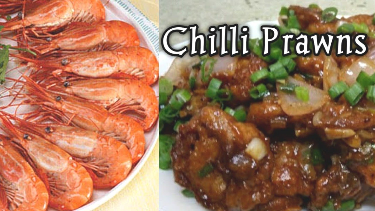 Prawns chilli chinese recipe |How to make crispy chilli garlic Prawns ...