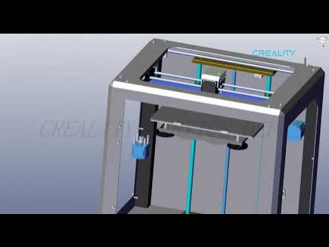 Service tutorial CR 5 Pro X axis motor replacement - YouTube
