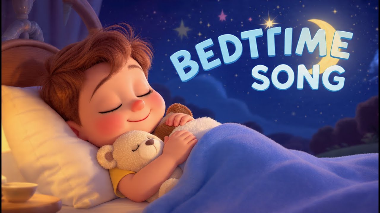 Bedtime Wind Down Song 🌙 Calm Sleep Music & Lullaby for Kids Ages 1–9 ...