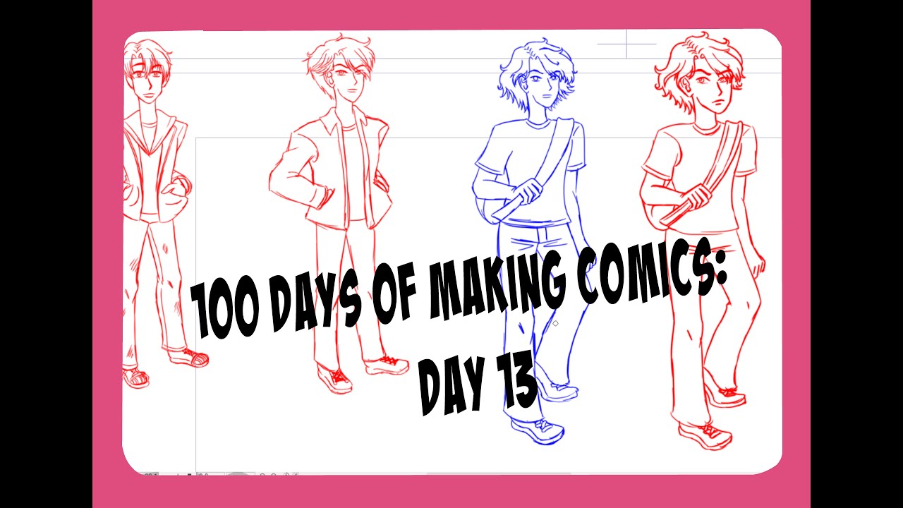 100 Days of Making comics Day 13 - YouTube