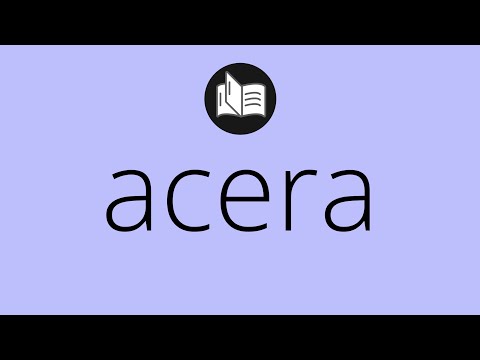 Que significa ACERA • acera SIGNIFICADO • acera DEFINICIÓN • Que es ACERA • Significado de ACERA
