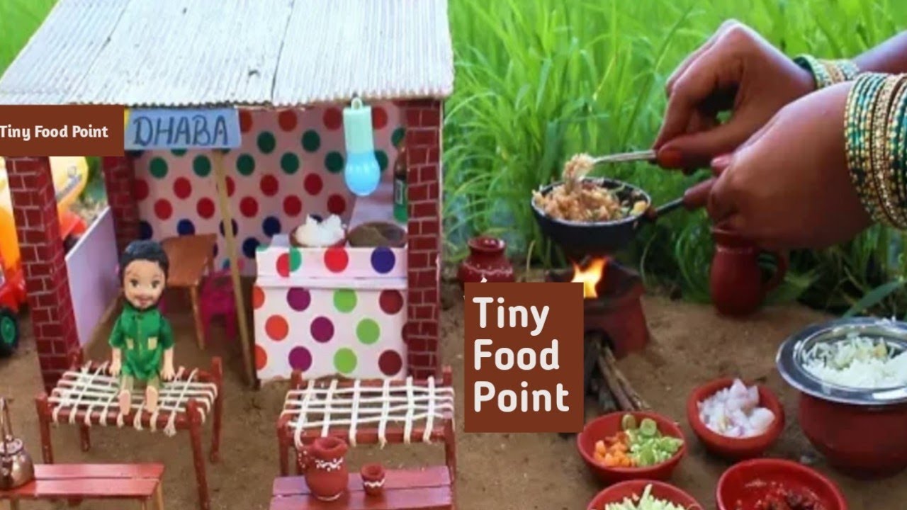 Miniature Chicken Fried Rice Restaurant Style Asia Street Food | Cute ...