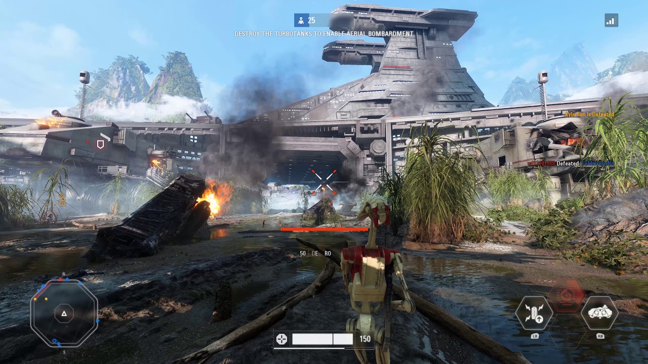 Attacking Kashyyyk - Star Wars Battlefront 2 - YouTube