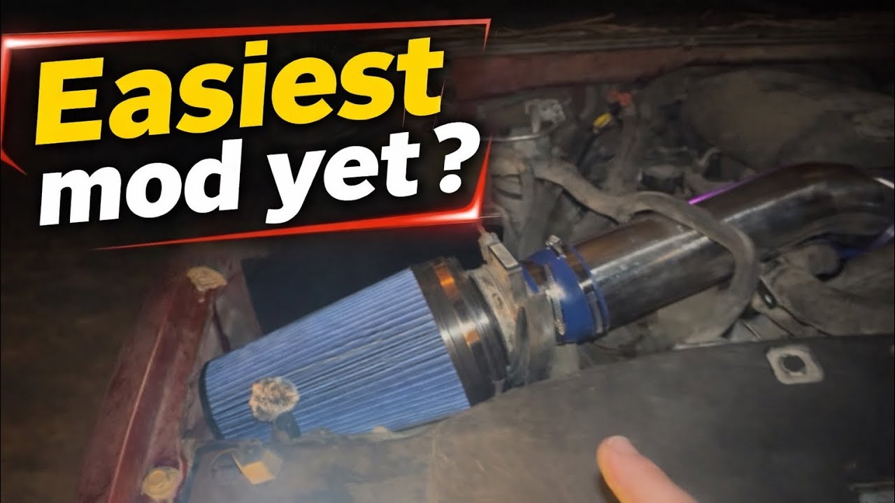 Easiest mod yet?! Cold air intake 99-06 gmt-800 - YouTube