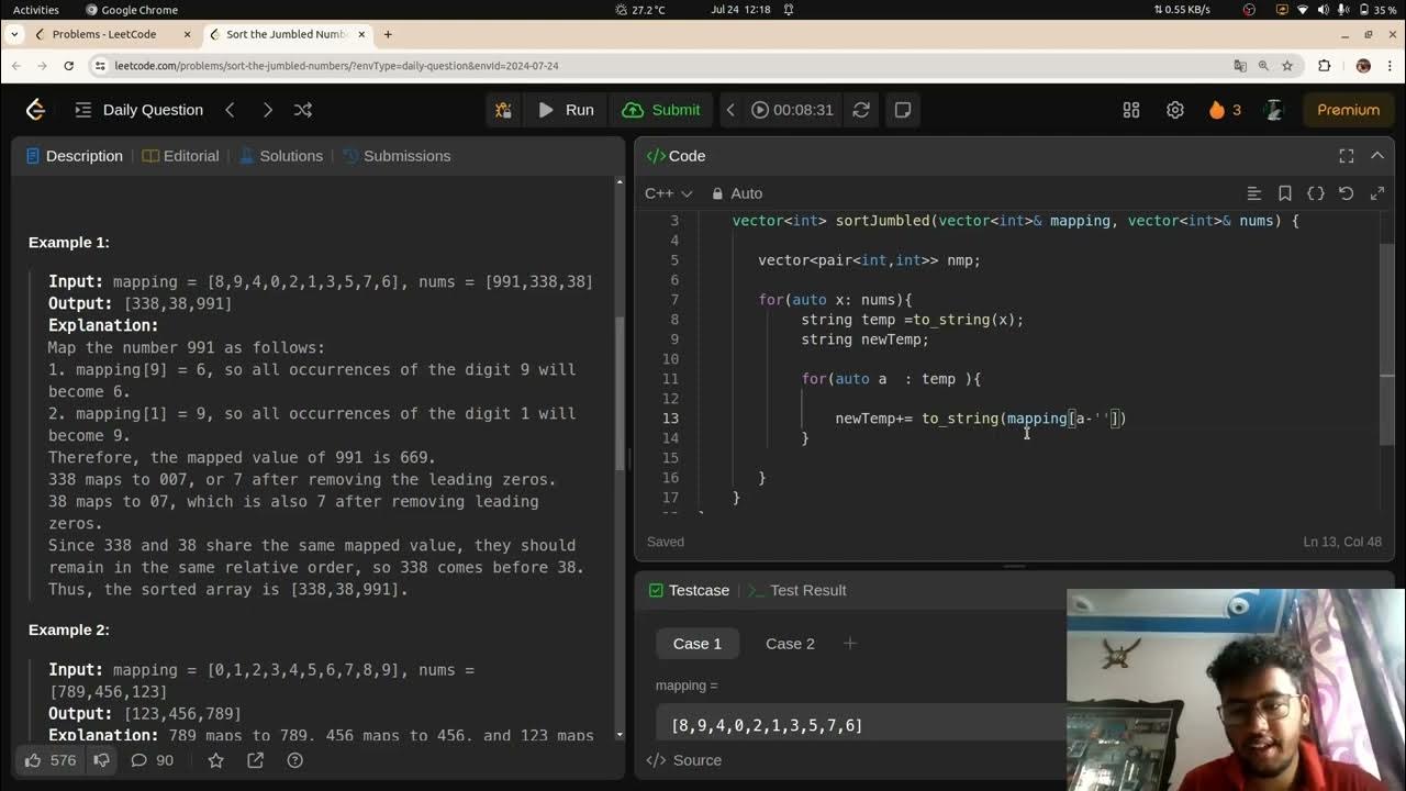 POTD Sort the jumbled numbers - YouTube