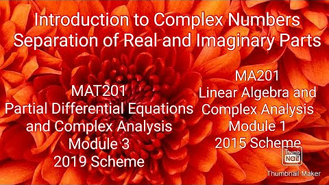 MA201/KTU S3 Maths/Linear Algebra and Complex Analysis /Module 1/Complex Differentiation /2015 ...