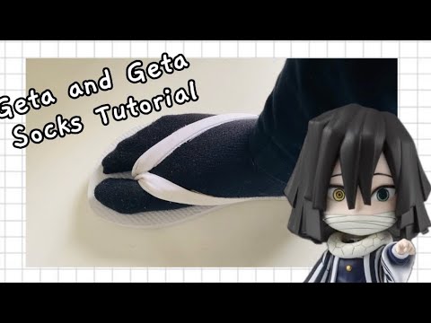 Geta/Shoes and Geta Socks Tutorial | Demon Slayer Cosplay - VlogMe ...