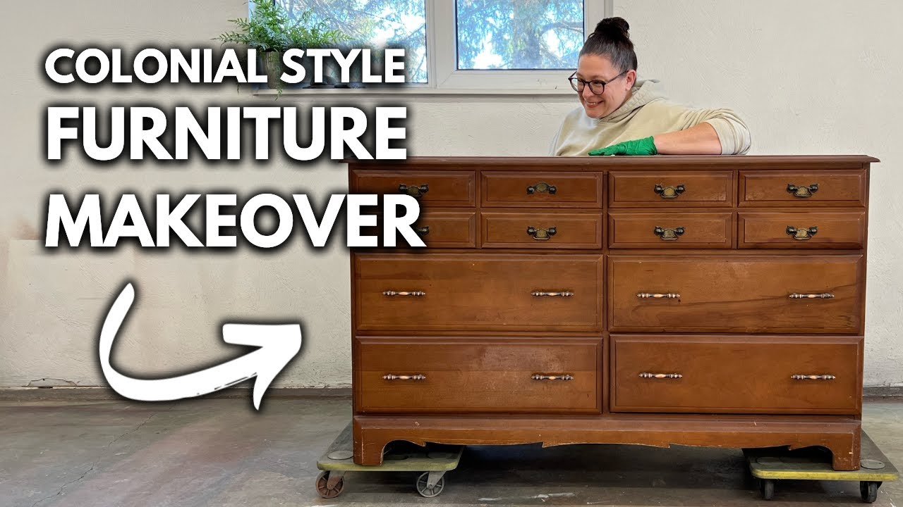 Reviving a Curbside Dresser with Stain & Paint – Colonial Style ...
