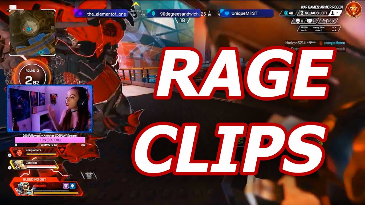 Rage Clips Compilation (Apex Legends) - YouTube