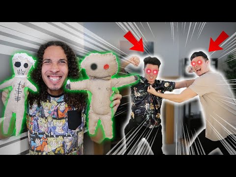 INSANE VOODOO DOLL PRANK ON JESTER AND HYPEMYKE AT 3 AM!! (THEY FOUGHT EACH OTHER!!)