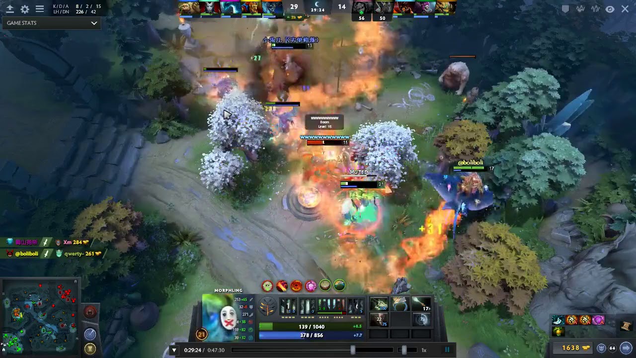 🔥 zhou Best Morphling Epic Gameplay 8K Top MMR 16 kills Highlights Dota ...