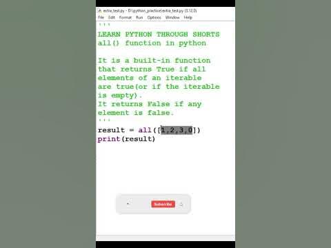 all function in python #shorts #python #pythontricks #allfunctioninpython #pythonfunctions - YouTube