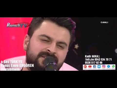 O Ses TÜRKİYE Yunus Emre ERGÖREN Unutabilsem Rumeli TV 22_10 2017