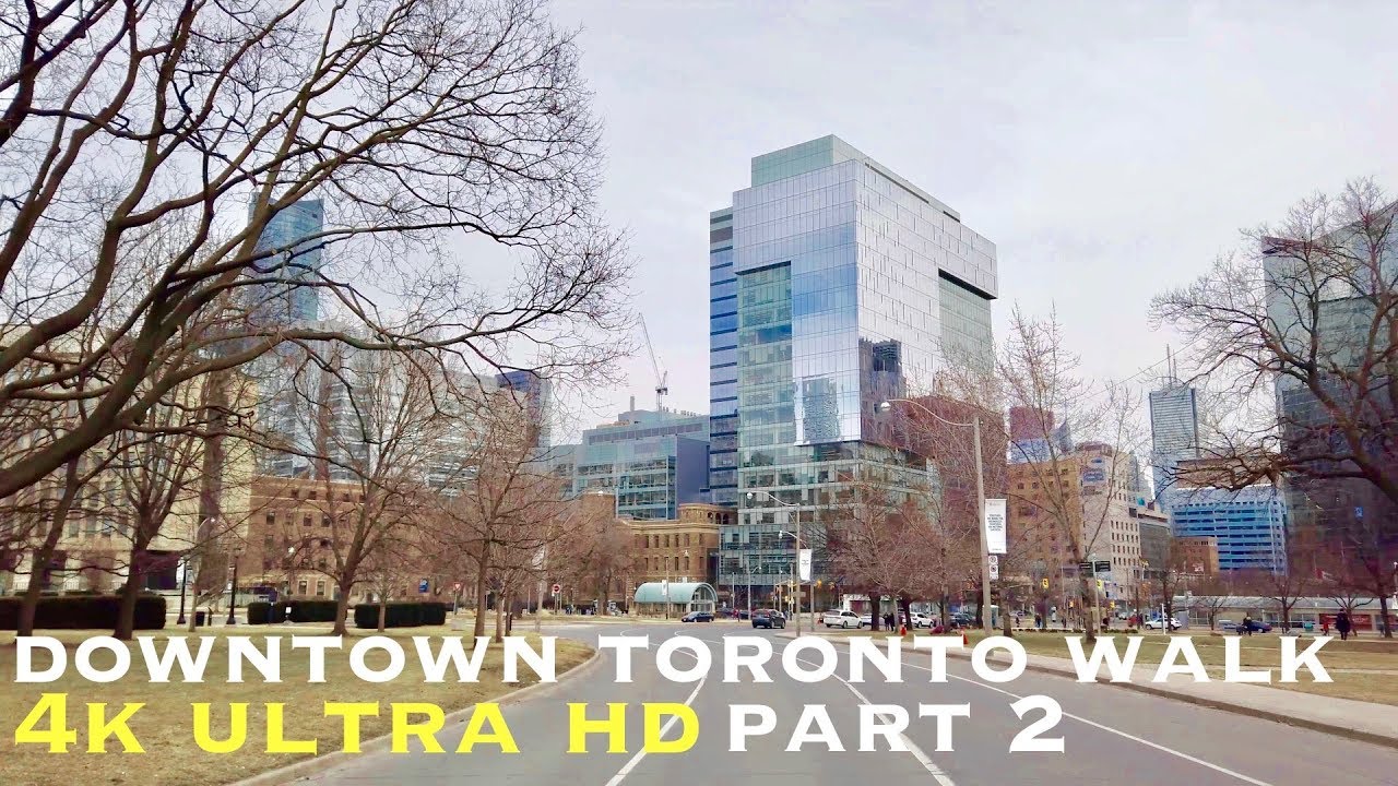 Downtown Toronto Walk part 2 (walking tour 4k) - YouTube