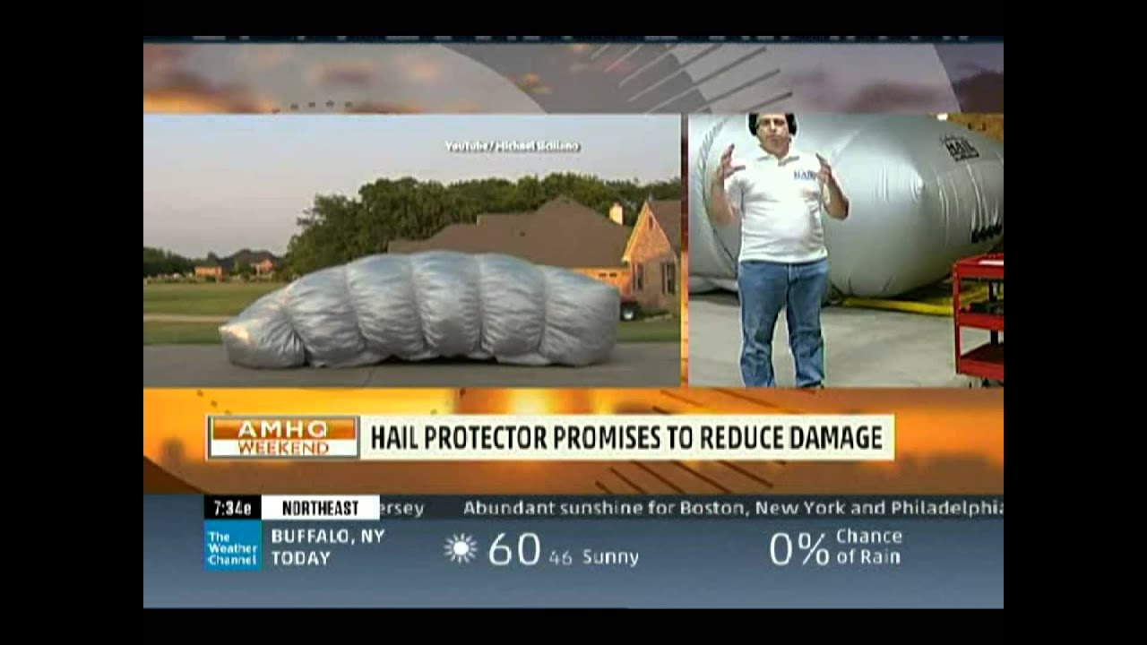 The Weather Channel featured The Hail Protector System on April 12 ...