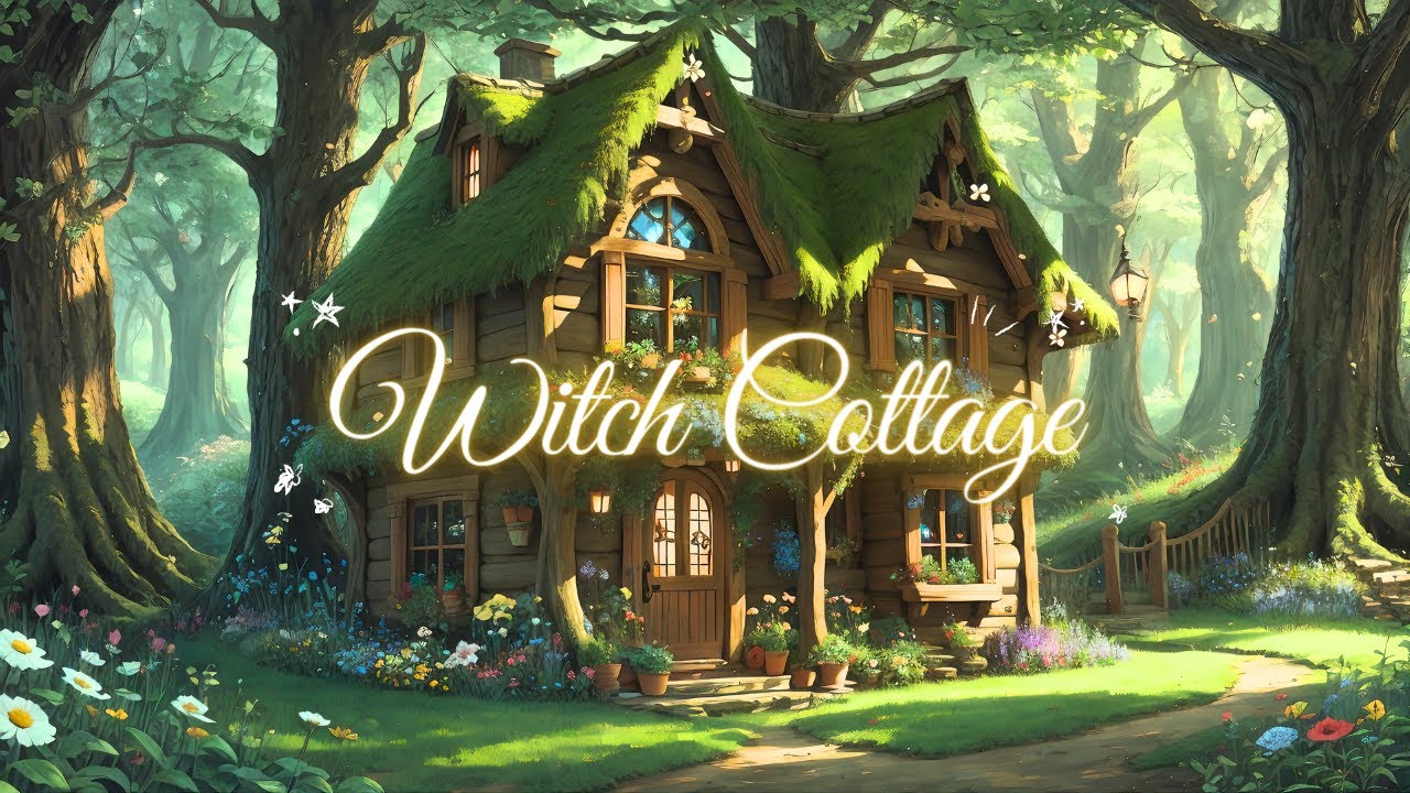 Cozy Witch Cottage in the Heart of the Magic Forest in Spring Time 🍃 I ...
