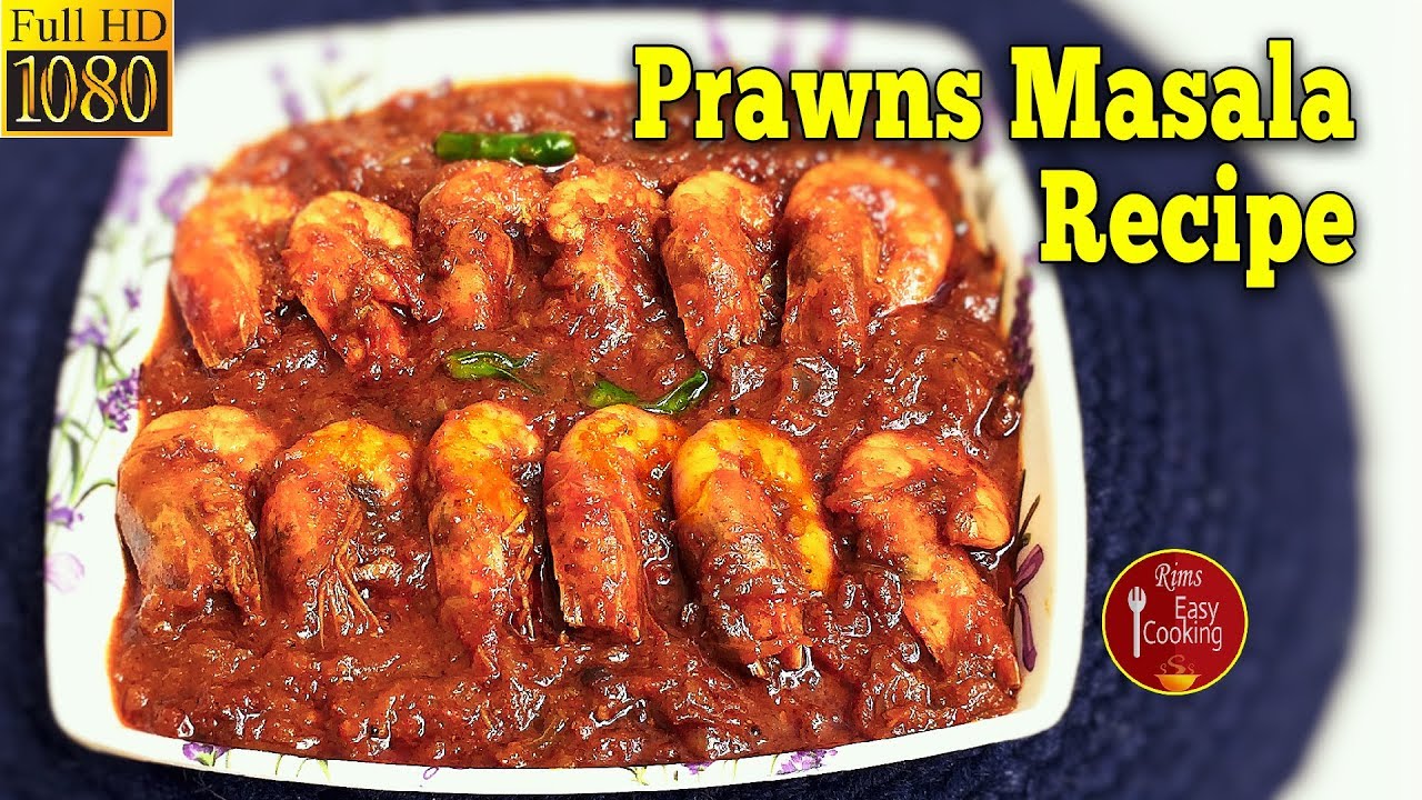 Spicy Prawns Masala Recipe | Kosha Chingri | Spicy Prawns Masala ...