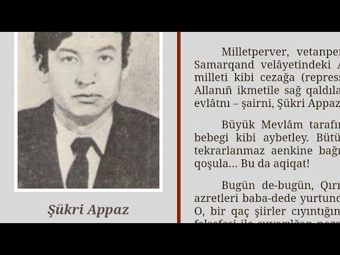 O YAŞLIQGA AŞIQGA Şükri Appaz - YouTube