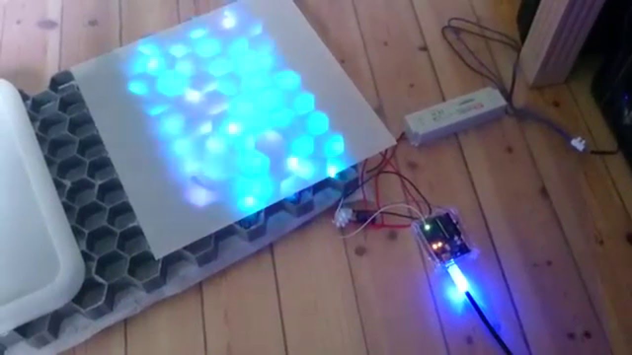 Waben Comb Rgb Led Matrix Testing For New Project Arduino Uno Glediator