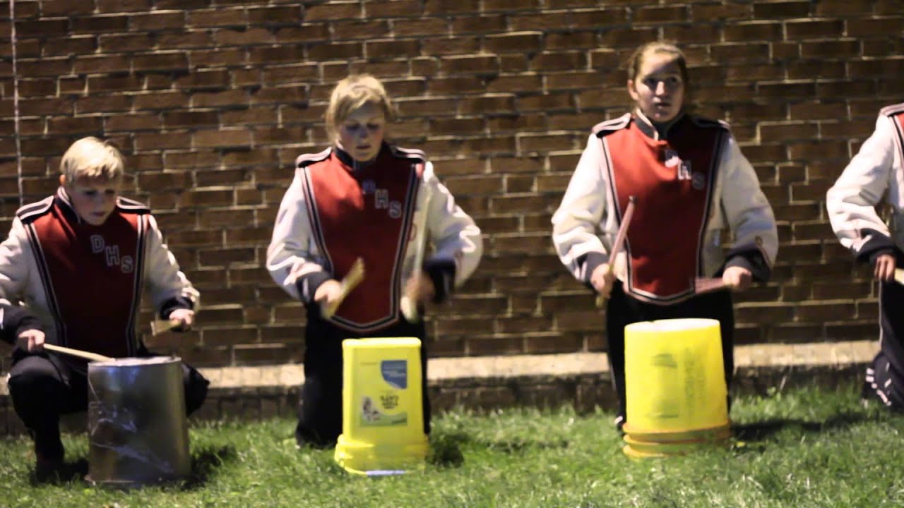 Seniors' Bucket drumline..... - YouTube