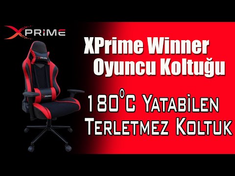 Xprime Winner Oyuncu Koltuğu 👨‍💻 Kurulum İnceleme | 180 Derece Yatabilen Terletmez Koltuk |Kırmızı