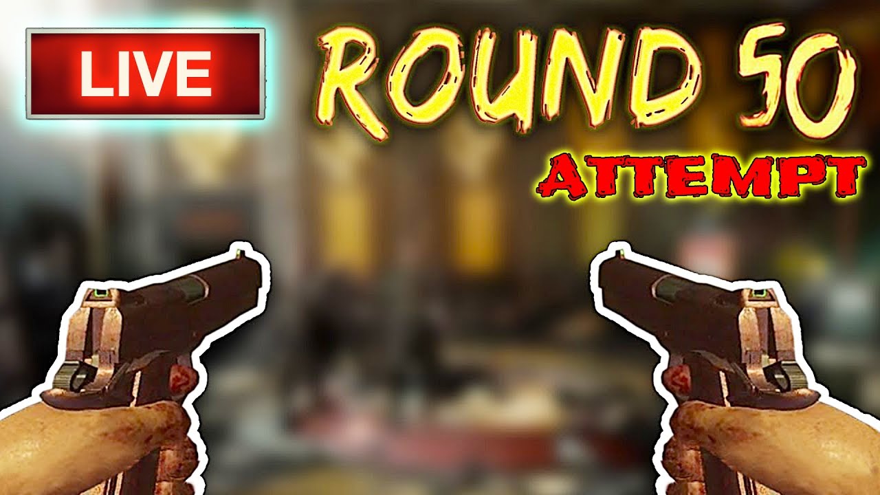 Black Ops 3 Zombies 50 Round Attempt /COD Zombies Livestream - YouTube