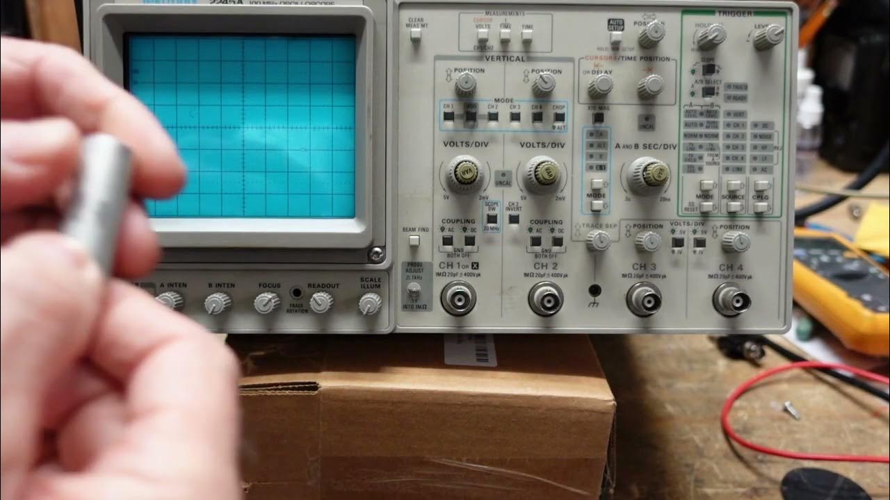 Tektronix 2245A Oscilloscope Repair Part 1 - YouTube
