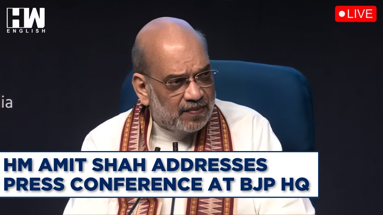 BJP LIVE: Home Minister Amit Shah Conducts Press Conference | Dr. BR Ambedkar | Congress ...