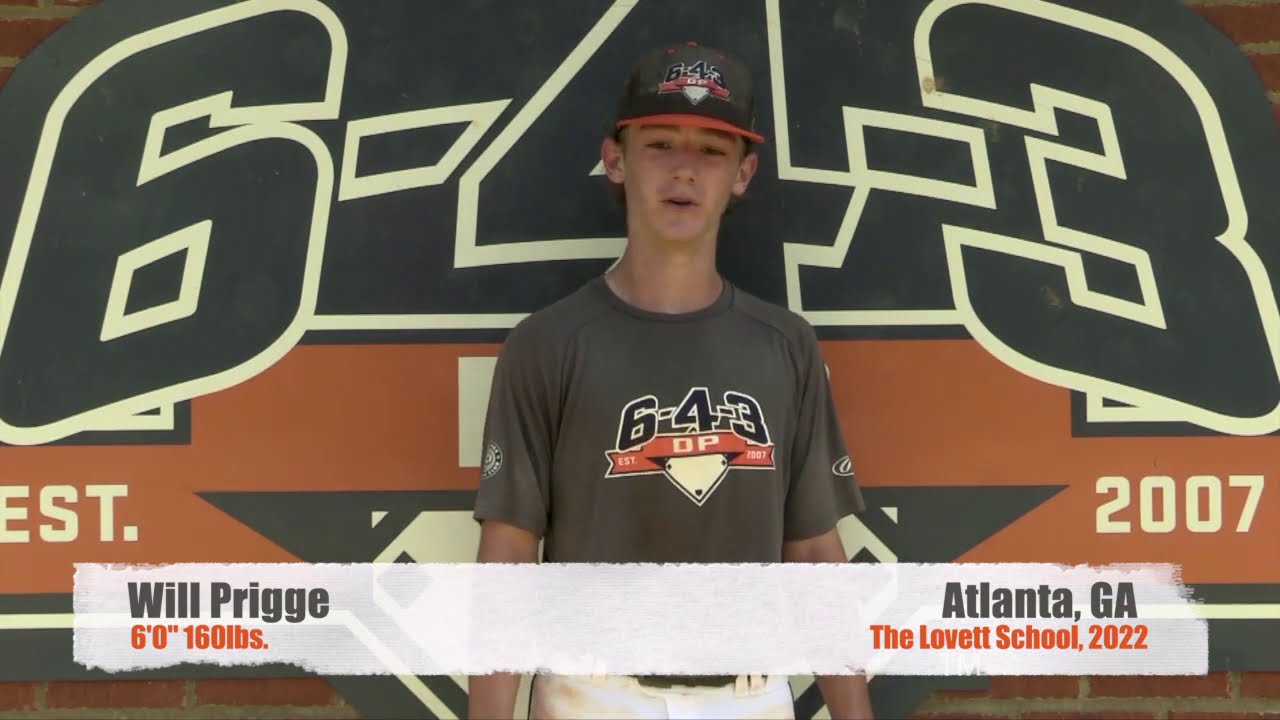 Will Prigge, SS; Class of 2022 - YouTube