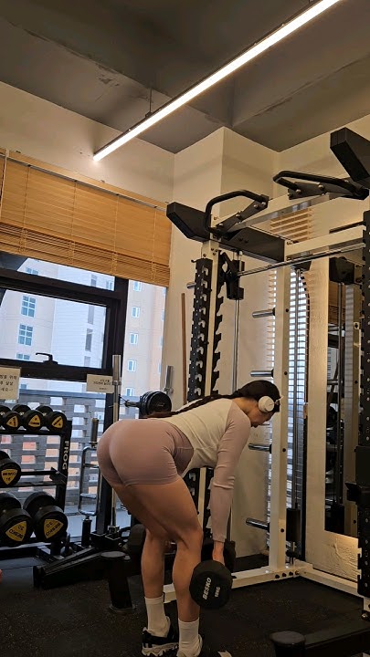 dumbbell stiff deadlift 18kg - YouTube