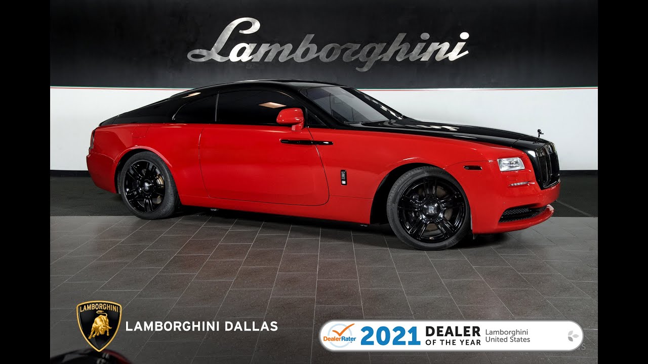 2014 Rolls Royce Wraith Red and Black L1326 - YouTube