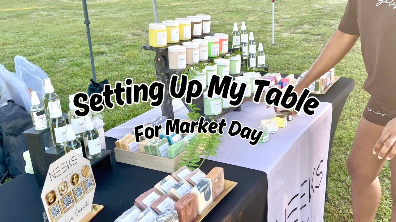 Table Setup For My Small Business Vendor YouTube table-setup-for-my-small-business-vendor-youtube