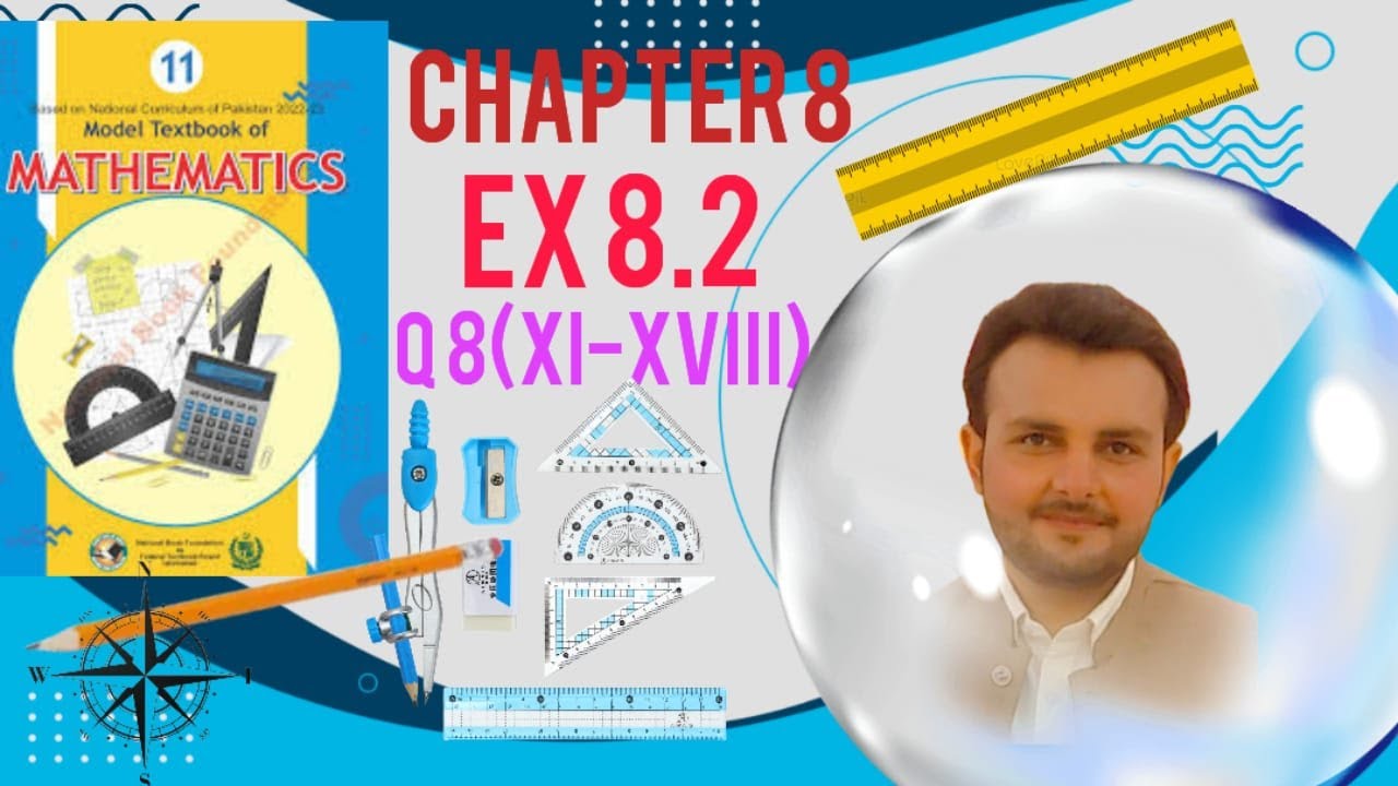 Question 8 (xi - xviii) | Exercise 8.2 | Class 11 | F.SC | I. Cs | Mathematics | NBF ...