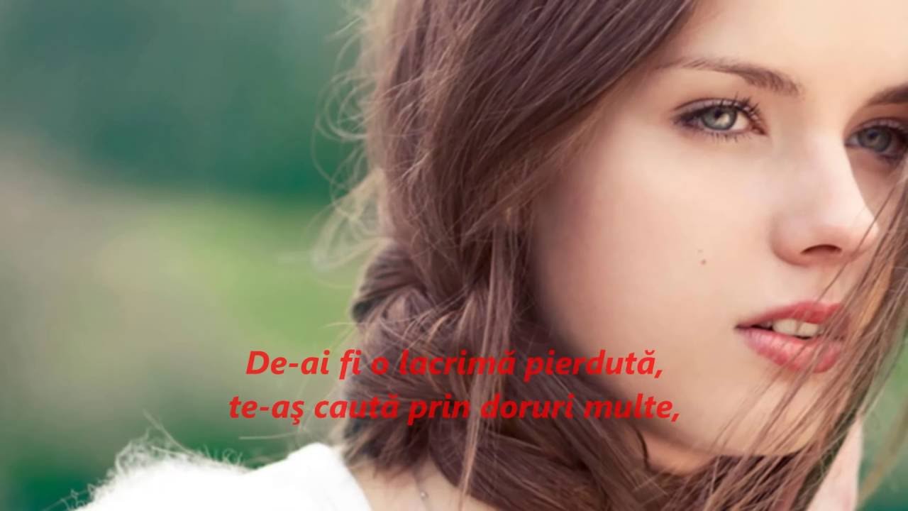 De-ai fi ... versuri şi montaj Daniel Luca muzica Piet Veerman - YouTube