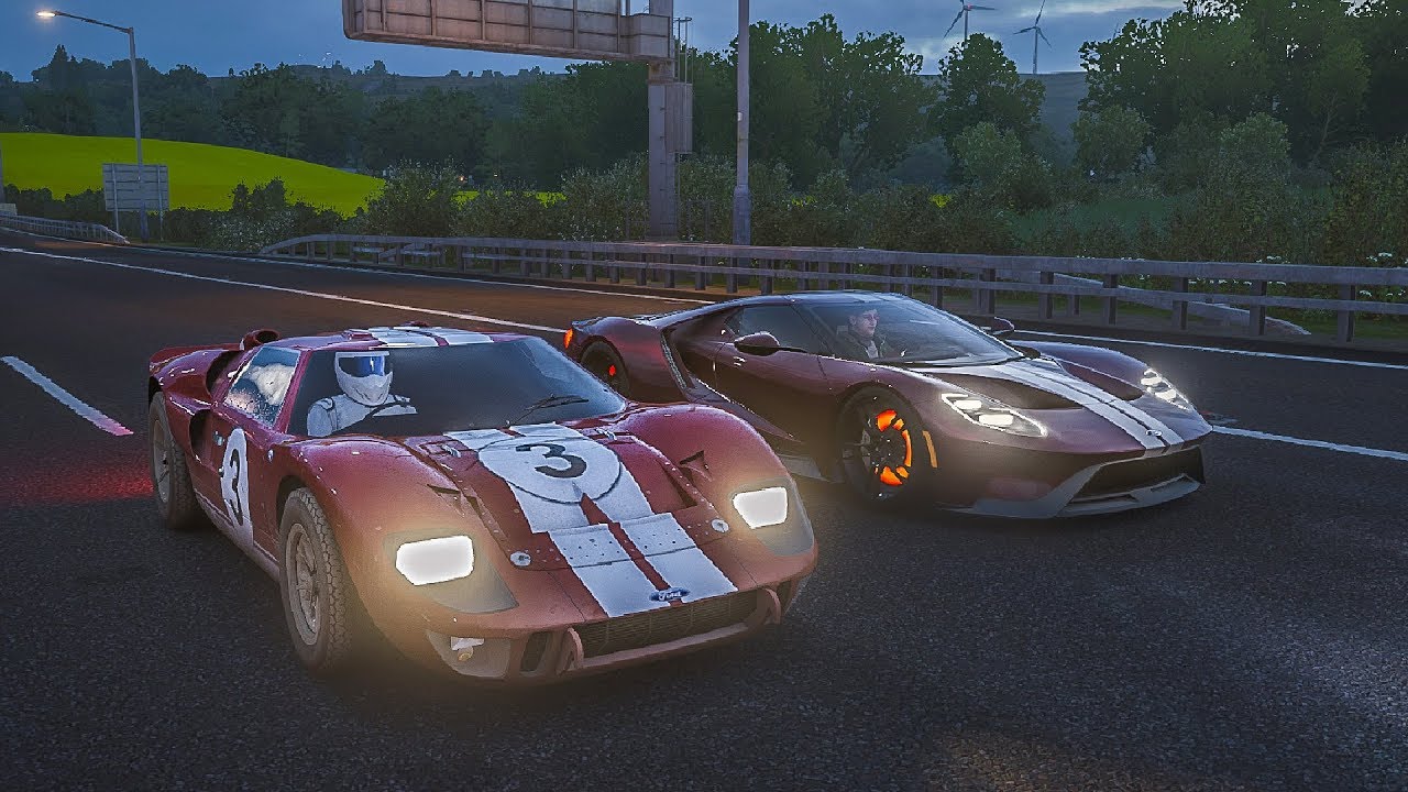 FH4 Drag Race | 2017 Ford GT vs Ford GT40 Mk II | Standing/Rolling ...