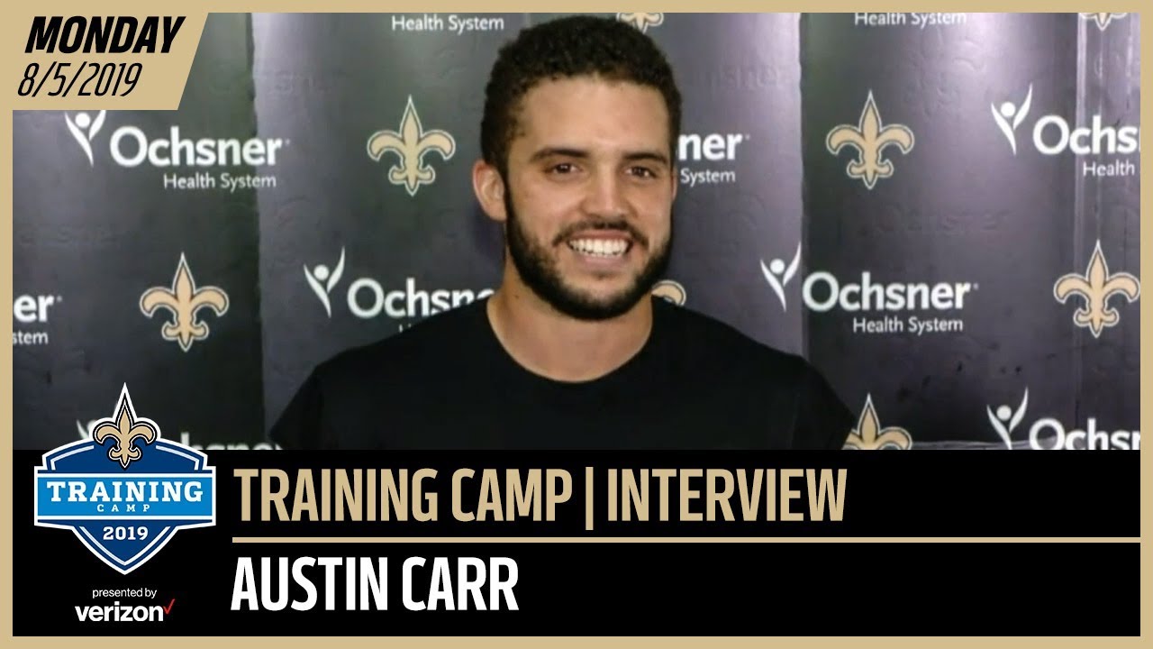 Austin Carr on Offseason Training with Brees, Saints WRs | Saints ...