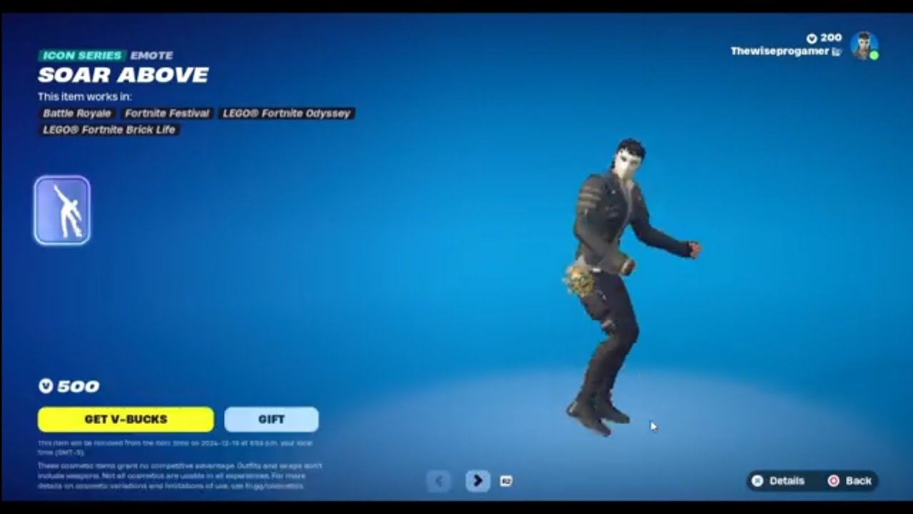 Fortnite Item Shop December 16, 2024 New Soar Above Emote. - YouTube