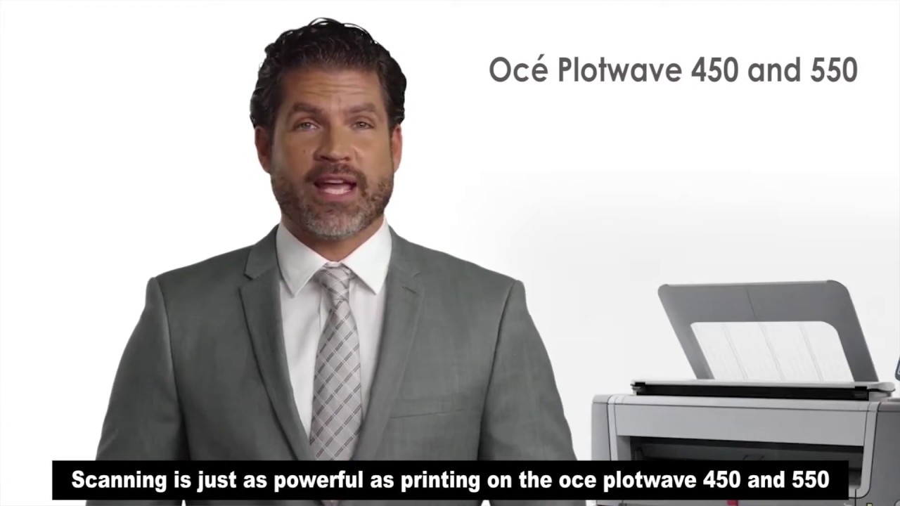 The Canon - Océ Plotwave 450 and 550 - Image Logic Technology - YouTube