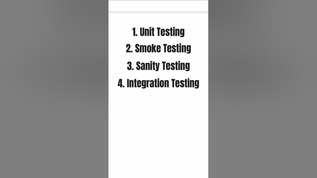 Types Of Functional Testing Softwareengineer Ytshorts Automationtesting Softwaretesting